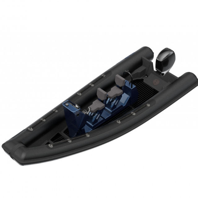 Bateau utilitaire - IQ6 - 3D MARINE - hors-bord / en PVC / coque rigide