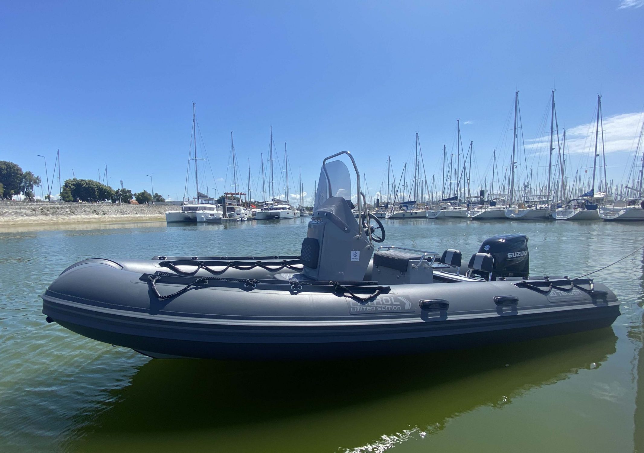 Bateau de surveillance - 550 - 3D MARINE - hors-bord / en PVC / en Hypalon®