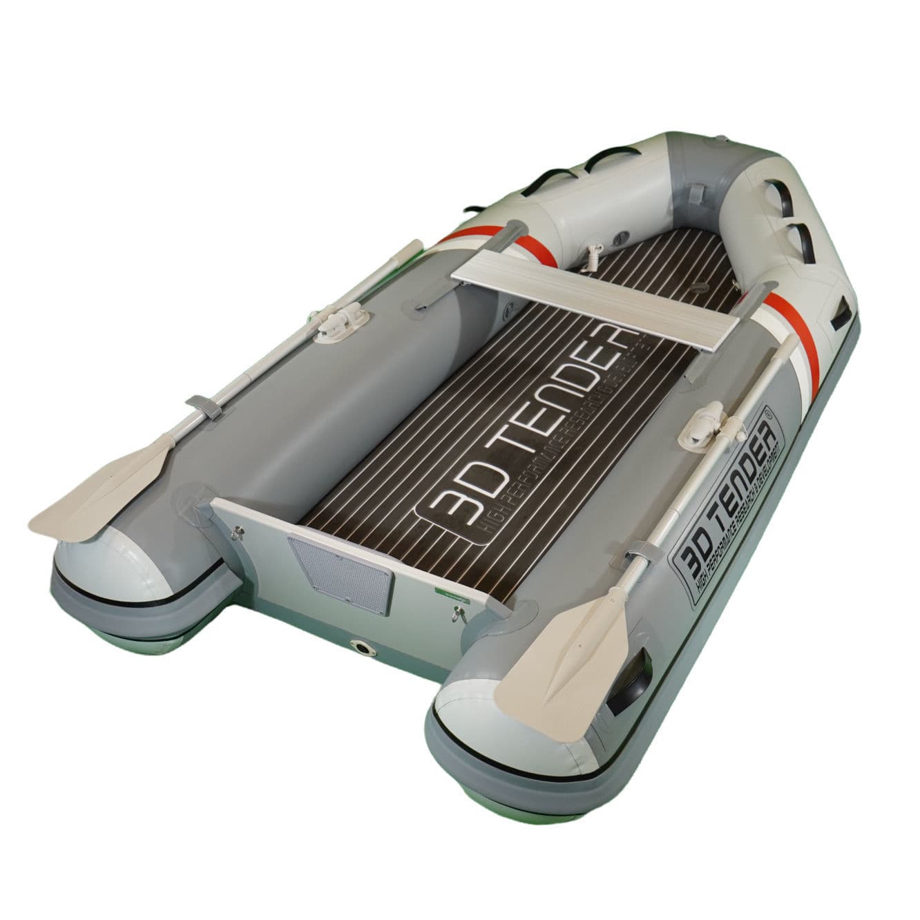 Bateau pneumatique hors-bord - TWIN HYPALON 250 - 3D MARINE - pliable ...