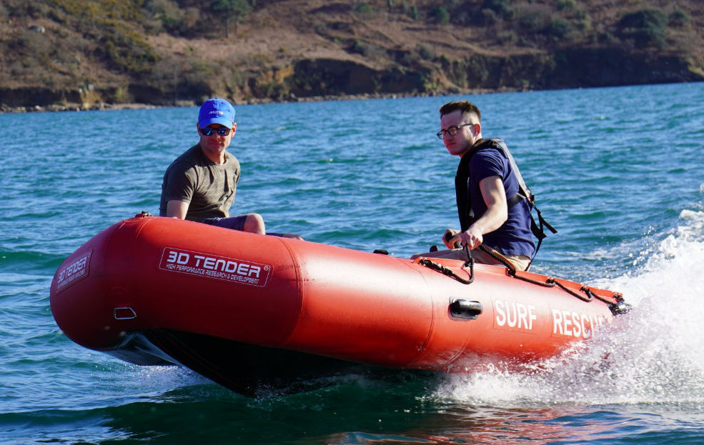 Bateau de recherche et sauvetage - 400 - 3D MARINE - hors-bord / en PVC ...