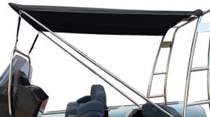 Roll-bar pour bateau pneumatique - R07 - 3D MARINE - bimini-top intégré