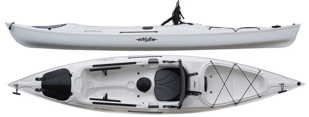 Kayak sit-on-top / rigide / de mer / monoplace - Caribbean 12 ...