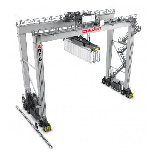 Portique de stockage de conteneurs sur pneus - ARTG - Konecranes ...