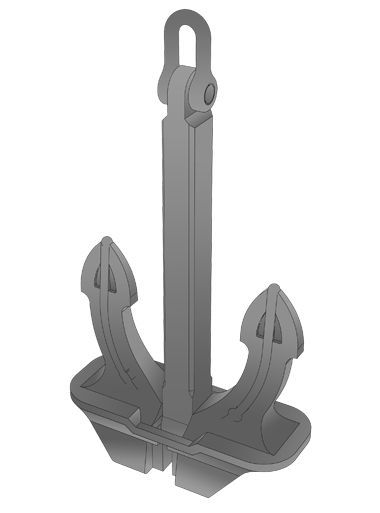 Ancre type Hall - Damen Anchor & Chain Factory (AKF) - pour navire