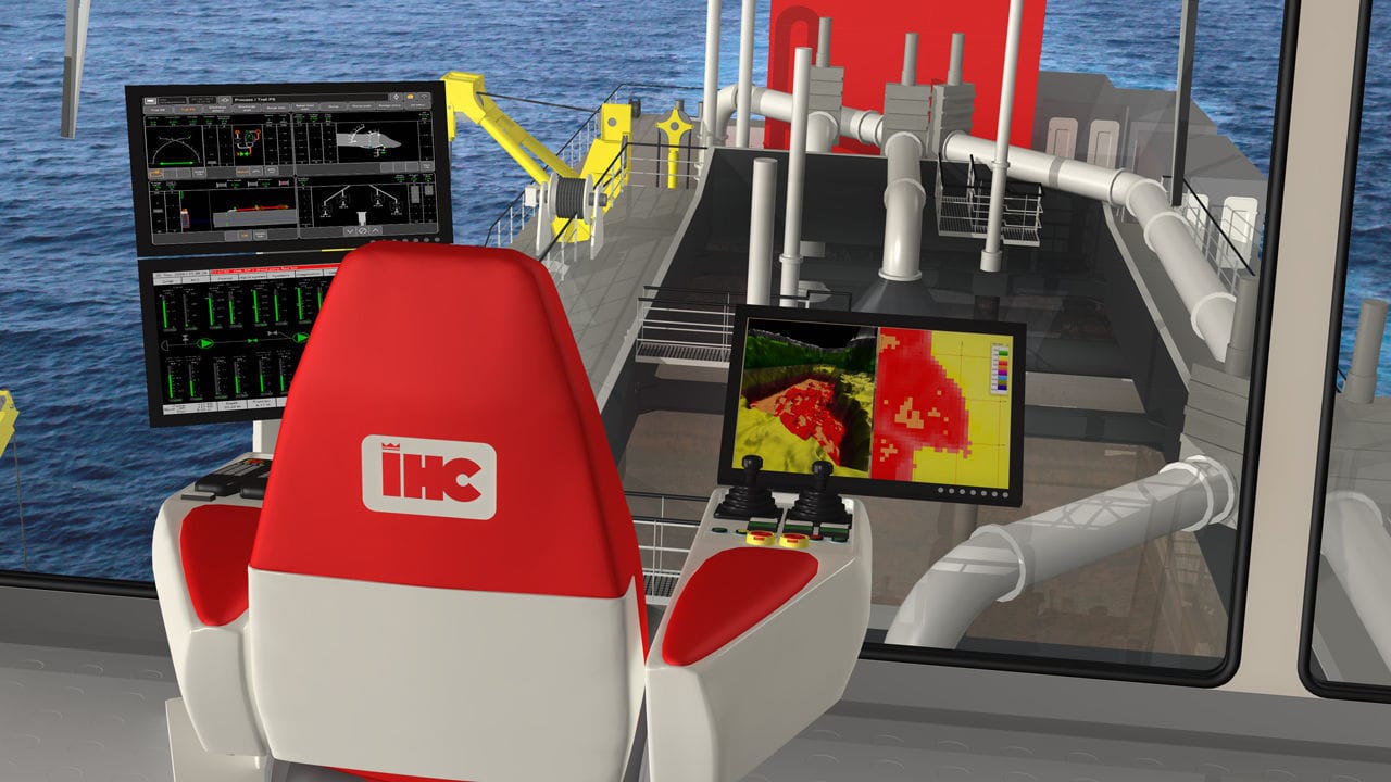 Navire spécial drague suceuse porteuse à élinde traînante - Beagle® 4 ...