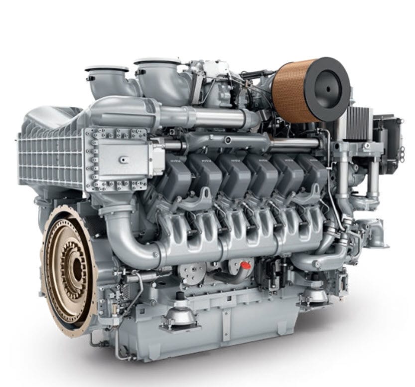 Moteur in-bord - Series 4000 M53/M53R - MTU - de propulsion / diesel ...