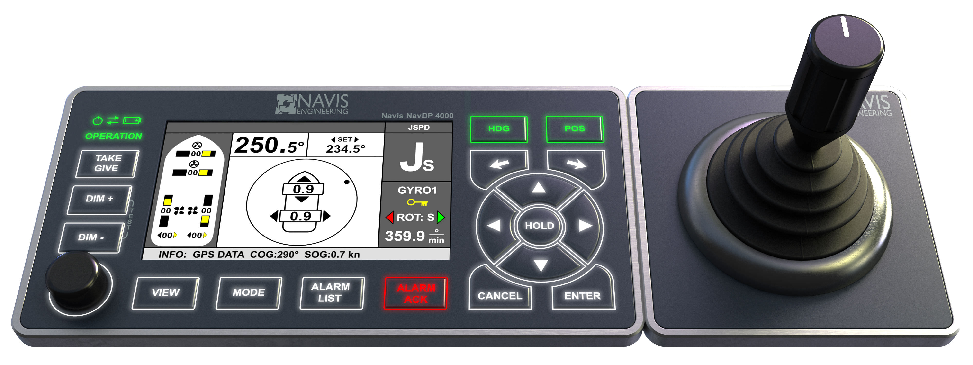Système de positionnement dynamique (DPS) pour navire - NavDP 4000 ...
