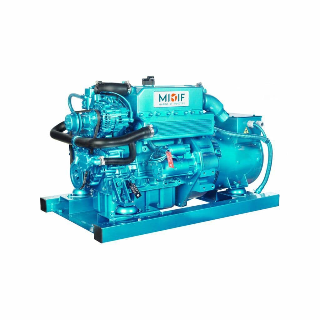 Groupe électrogène diesel - MD14.1500.1 - MIDIF - pour bateau / 50 Hz