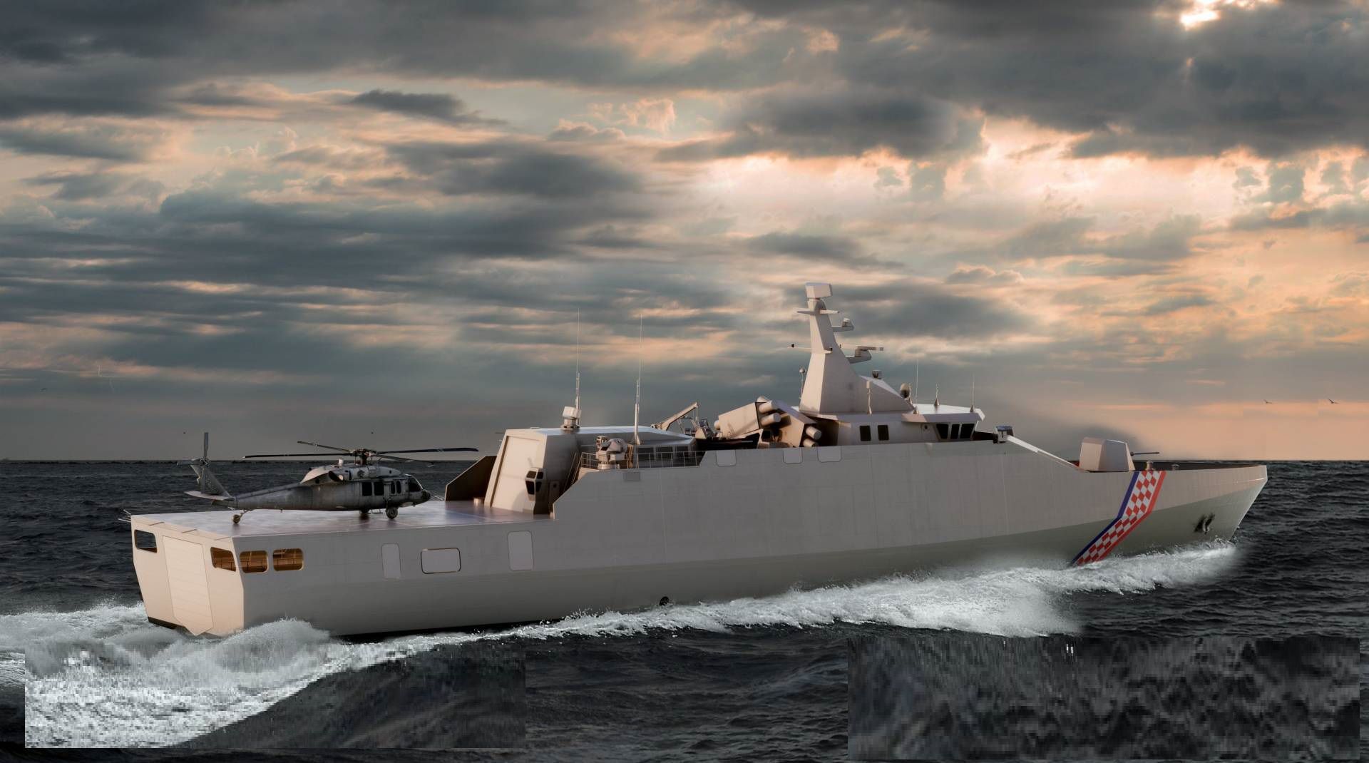 Navire spécial de surveillance offshore - Corvette BIS-91 - Brodosplit ...