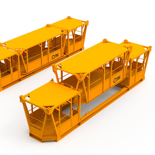 Cage pour personnel d'intervention - BA-185T - TEC CONTAINER