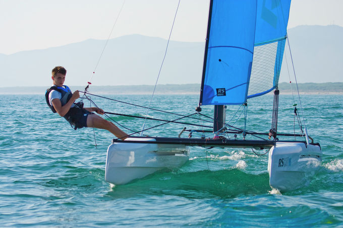 Catamaran de sport de loisir / école / multiple / double trapèze ...