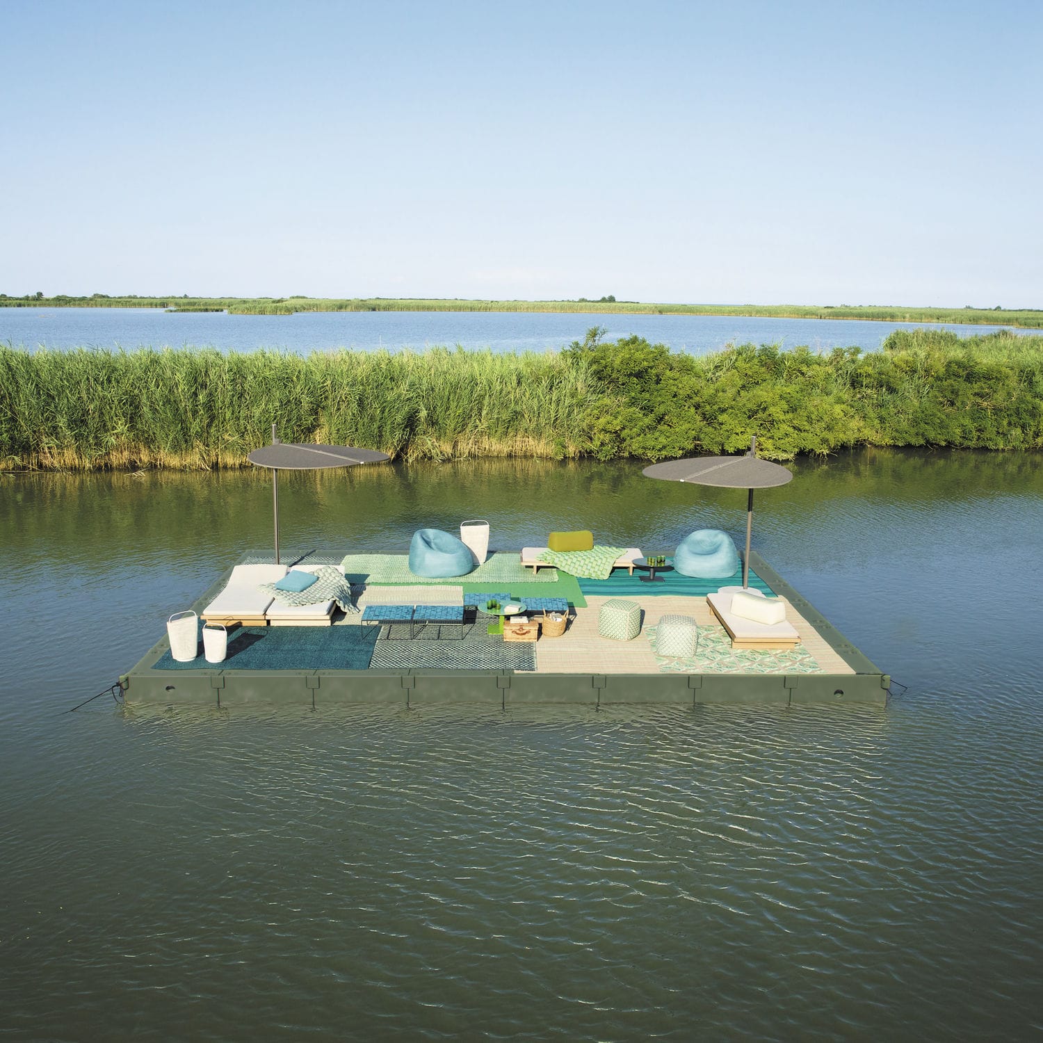 Plateforme flottante - TAFF - Modular Floating System - pour marina / modulable