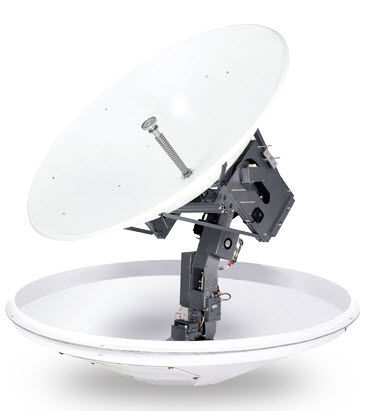 Antenne VSAT - SUPERTRACK A6 - KNS - bande Ku / internet / à large bande