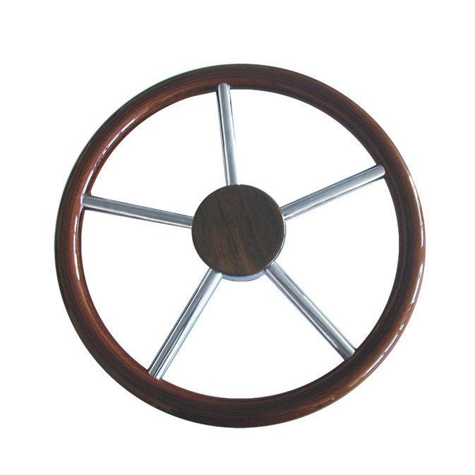 Volant en inox pour bateau à moteur - ECON - Metalstyle Srl - en teck ...