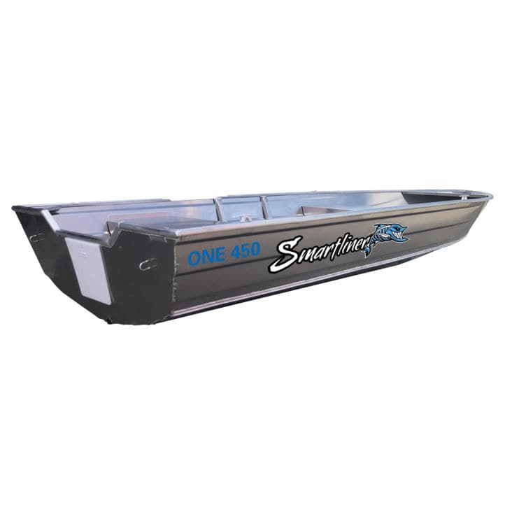 Bateau utilitaire - 450 - SMARTLINER - hors-bord / en aluminium