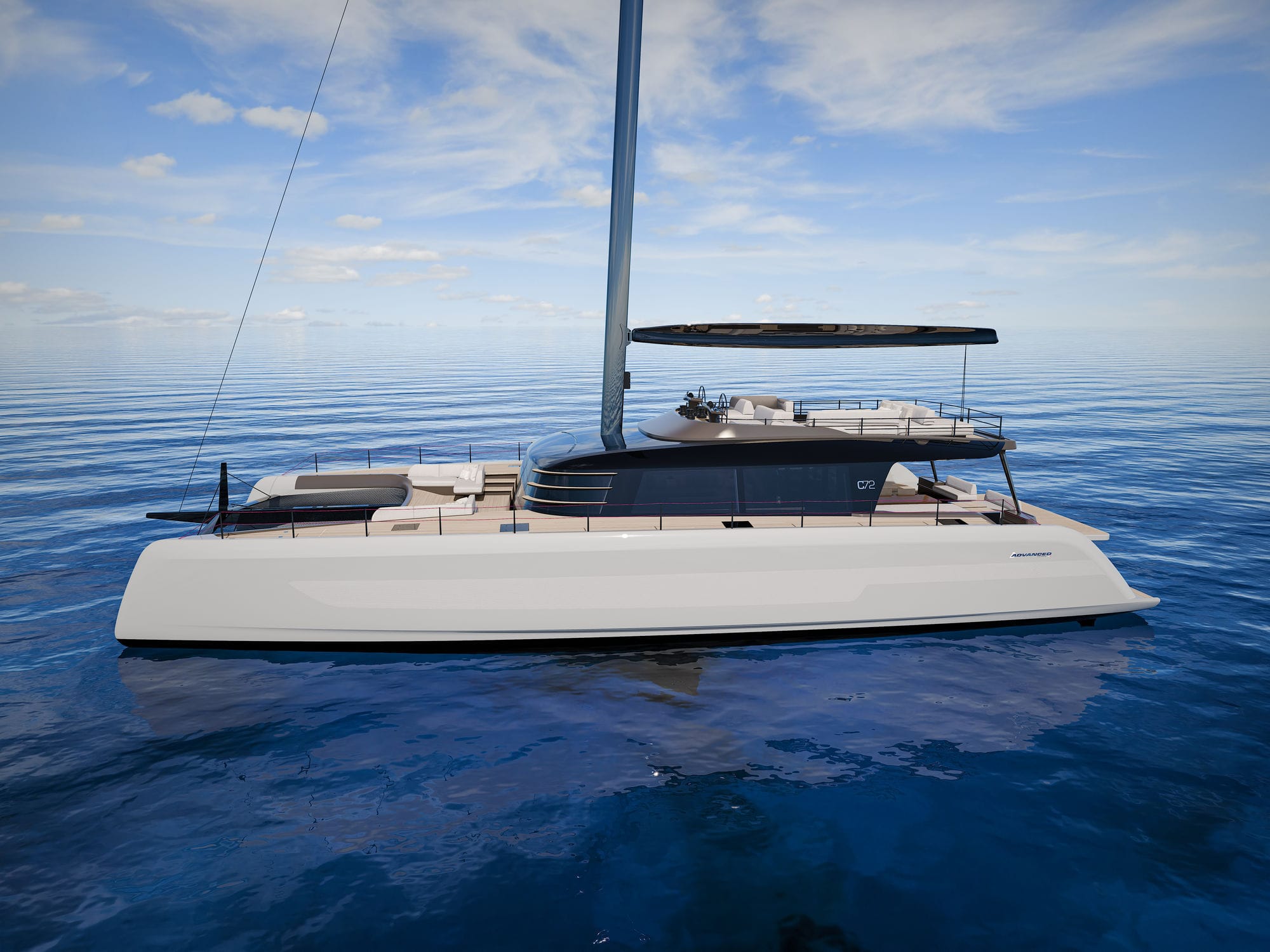 Catamaran - AC72 - Advanced Yachts - de croisière