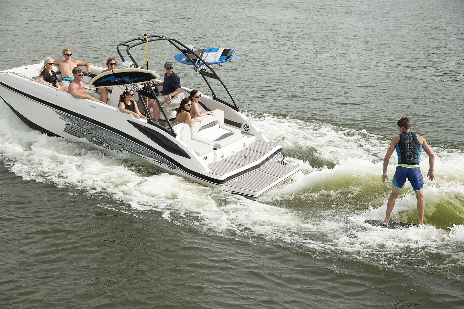 Deck-boat in-bord - 231 I/O SCX - Starcraft - de wakeboard / max. 13 ...