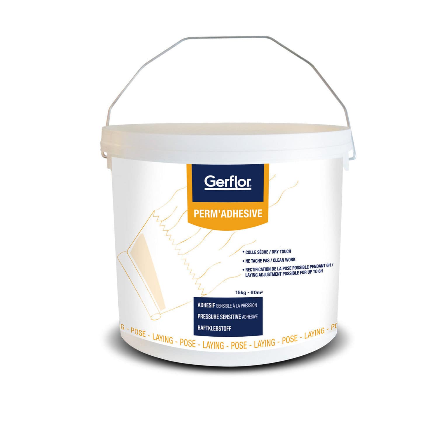 Colle acrylique - PERM'ADHESIVE - GERFLOR - monocomposant / sans ...