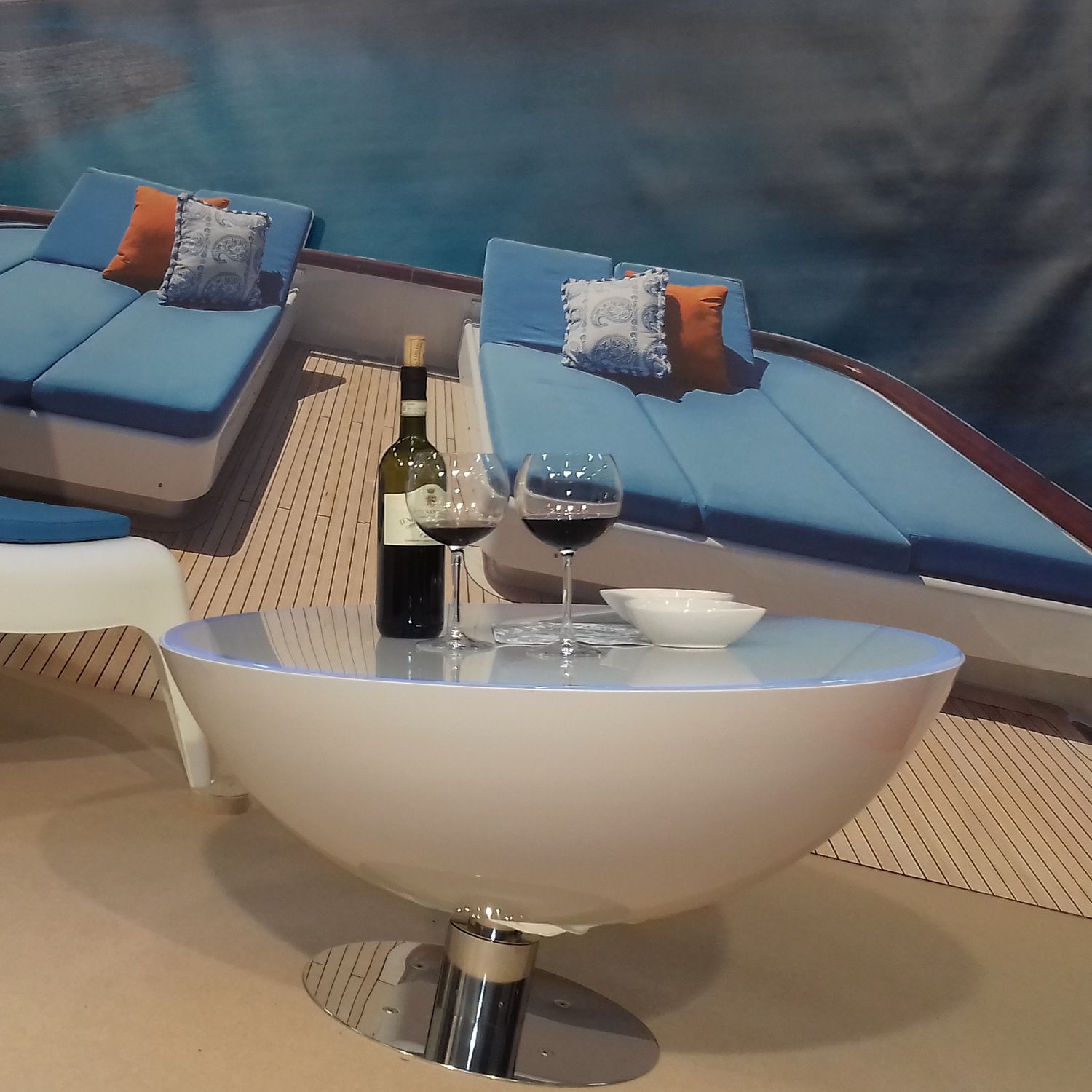 Table pour bateau - SFERA - Balance Srl - pour yacht / pour navire ...