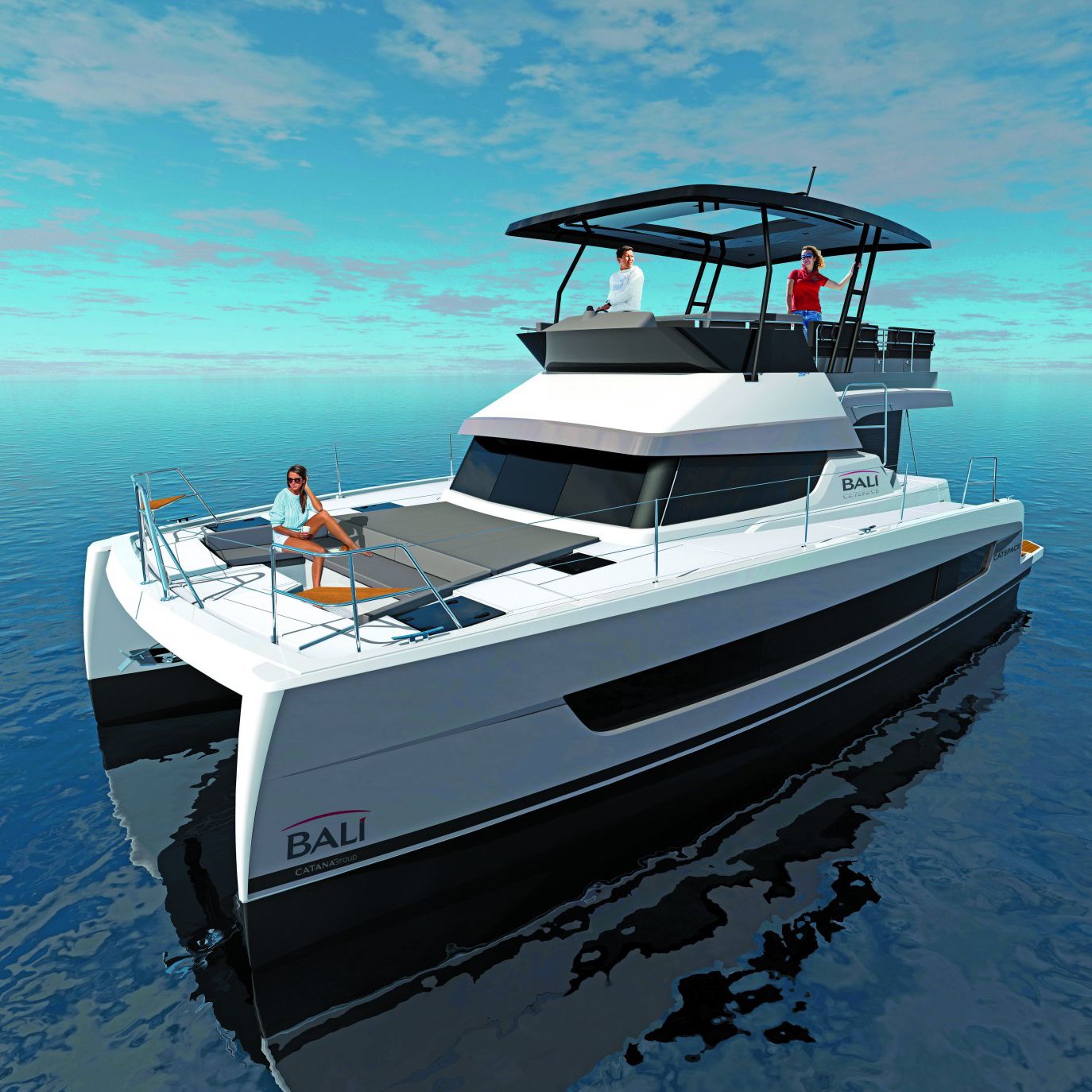 Vedette catamaran - CATSPACE MY - BALI CATAMARANS - in-bord / bimoteur ...