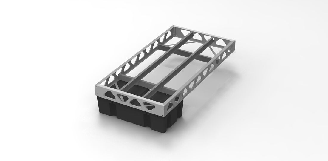 Module pour ponton en kit - FD4x8-ND - CanadaDocks™