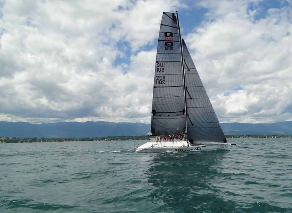 Monocoque / de course / cockpit ouvert / à foil - Q28 - Quant Boats