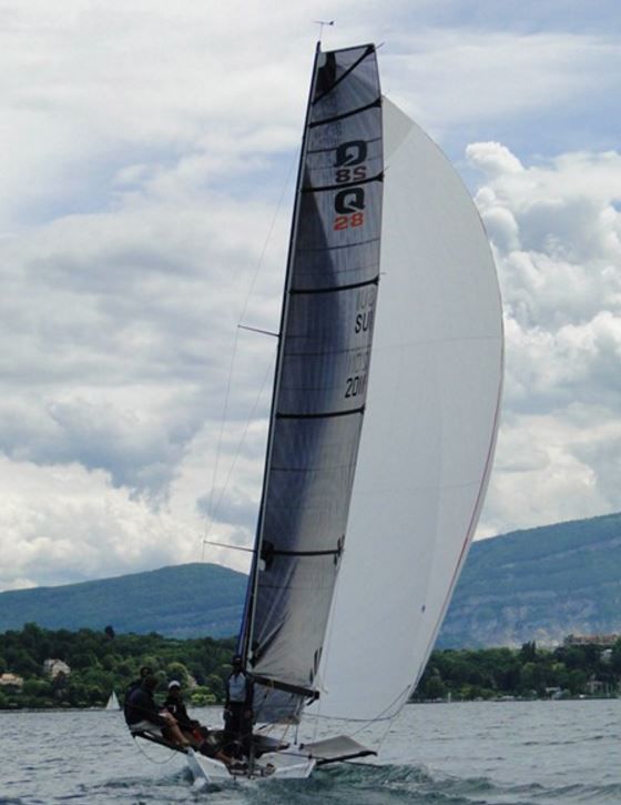 Monocoque / de course / cockpit ouvert / à foil - Q28 - Quant Boats