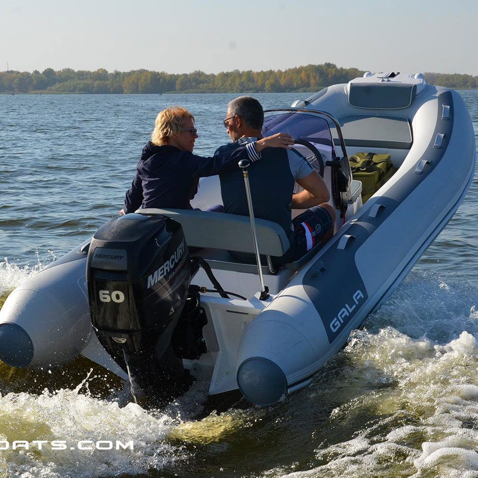 Bateau pneumatique hors-bord - A360L - GALA MARINE INTERNATIONAL In ...