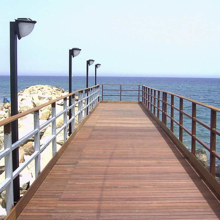 Ponton d'amarrage / de plage et d'estuaire / bois / WPC - PEDANA ...