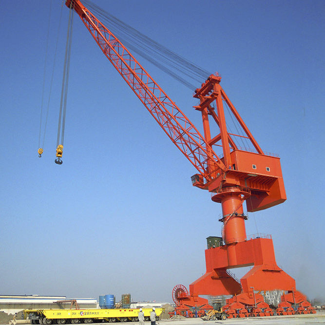Grue portuaire - Level Luffing Crane - GENMA SOLUTION - à fléchette