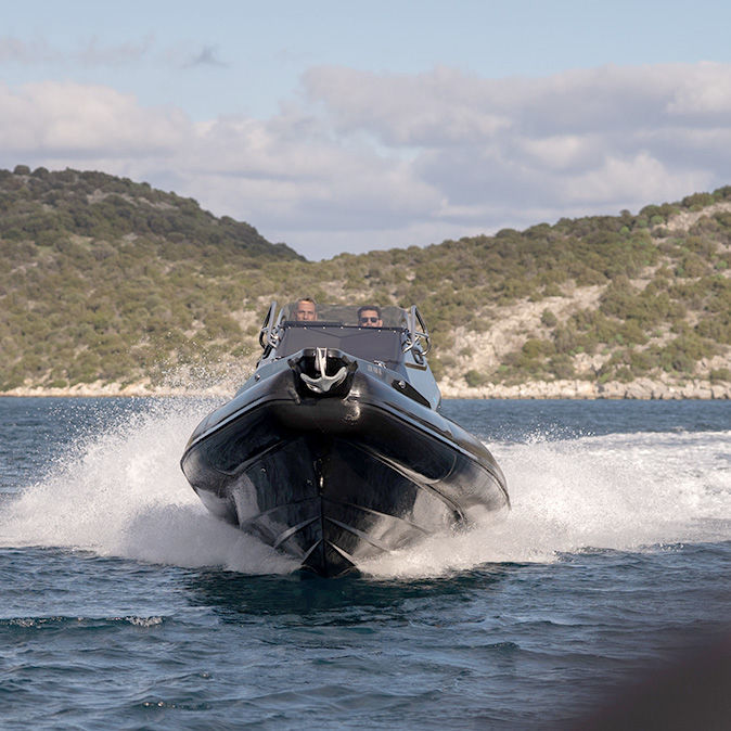 Bateau pneumatique hors-bord - 960C - Marvel - semi-rigide / open / à ...