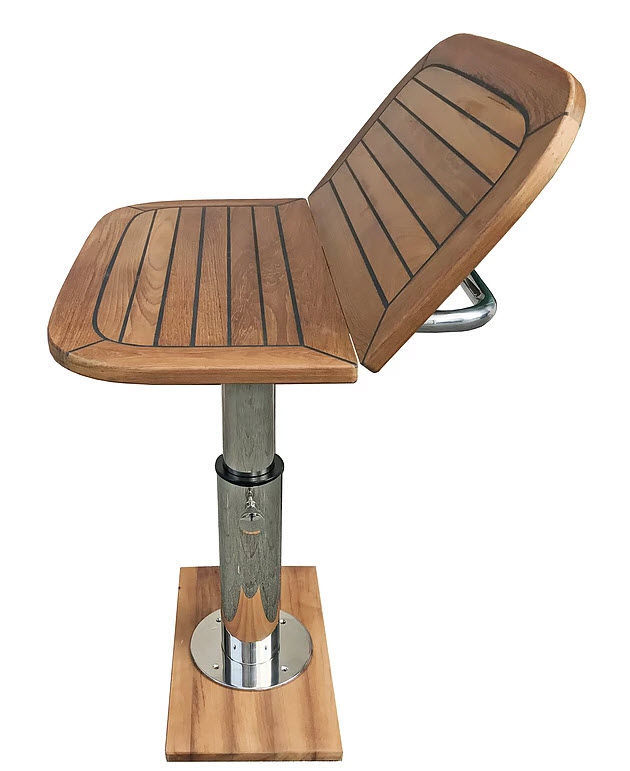 Table pour bateau - June T - Mia Marin - pliante / ajustable / en teck