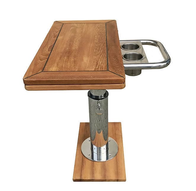 Table pour bateau - July T - Mia Marin - pliante / ajustable / en teck