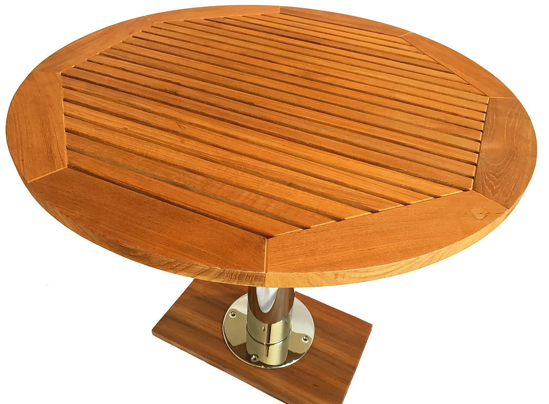 Table pour bateau / ajustable / en teck - Opal T - Mia Marin