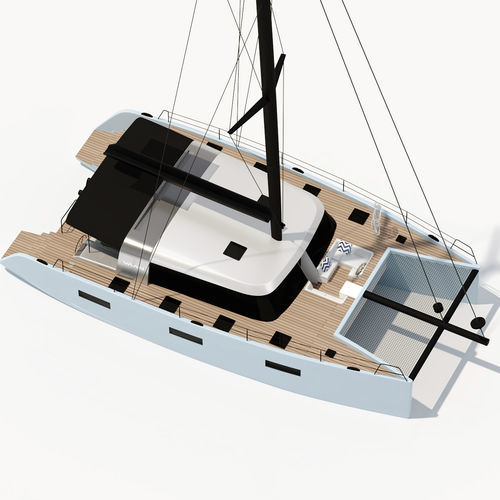 Sailing-yacht catamaran - R6 - Vaan Yachts bv - de croisière / à ...
