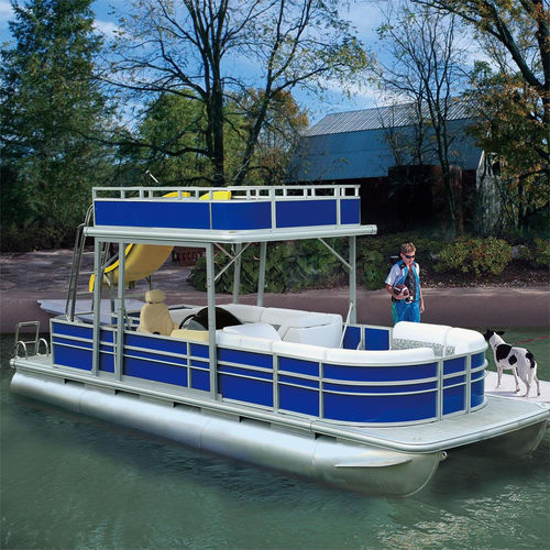 Bateau ponton hors-bord - series-25ft - Kinocean® Boat - électrique ...