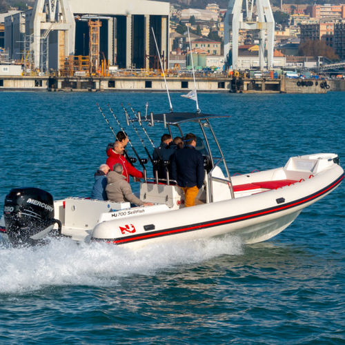 Bateau pneumatique hors-bord - 700 XL Se@fish - Nuova Jolly - semi ...
