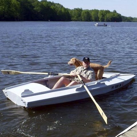 Canot à rames de pêche - Mallard 13 - Devlin - en résine époxy / en ...