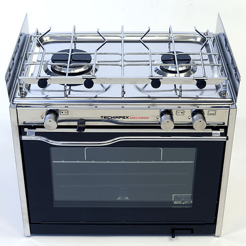 Réchaud four pour bateau - GS 2 - Techimpex - à gaz / 2 brûleurs / 3 ...