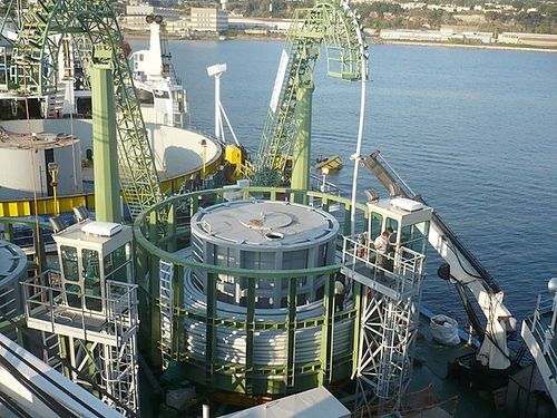 Plateforme rotative de pose de câbles pour navires câbliers - SPE 700 ...