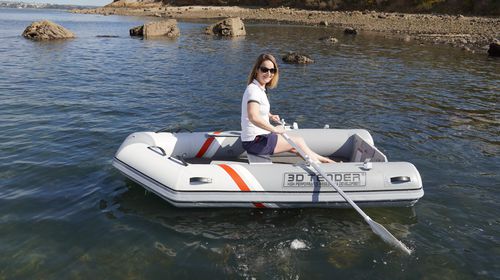 Bateau pneumatique hors-bord - TWIN HYPALON 230 - 3D MARINE - pliable ...