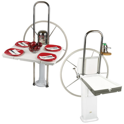 Table pour bateau - 737WH - Edson Marine - pliante / en polyéthylène