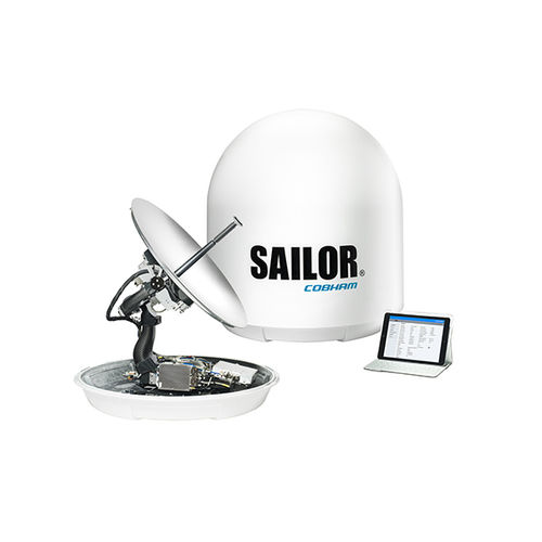 Antenne VSAT - SAILOR 600 - Cobham - Satcom / bande Ka / pour bateau