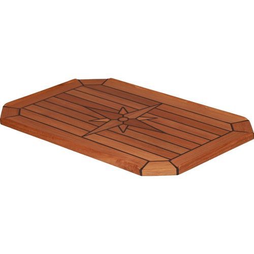 Plateau de table en teck - TT series - Eurodesign - pour bateau