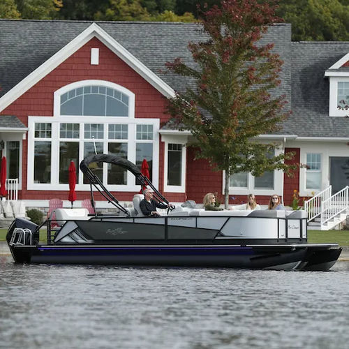 Bateau ponton électrique - V24 - Vision Marine Technologies - hors-bord ...