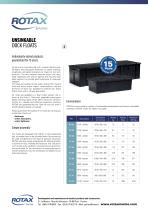 Flotteur pour ponton - RT series - Rotax Marine - pour maison flottante